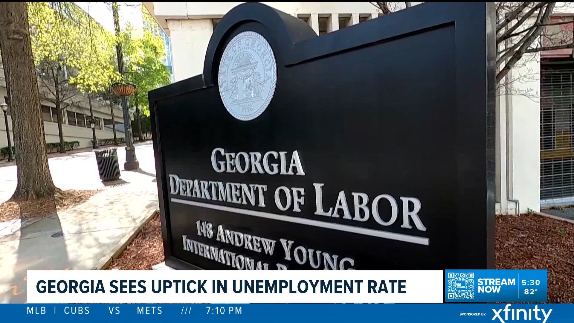 Georgia unemployment rate rose slightly last month
