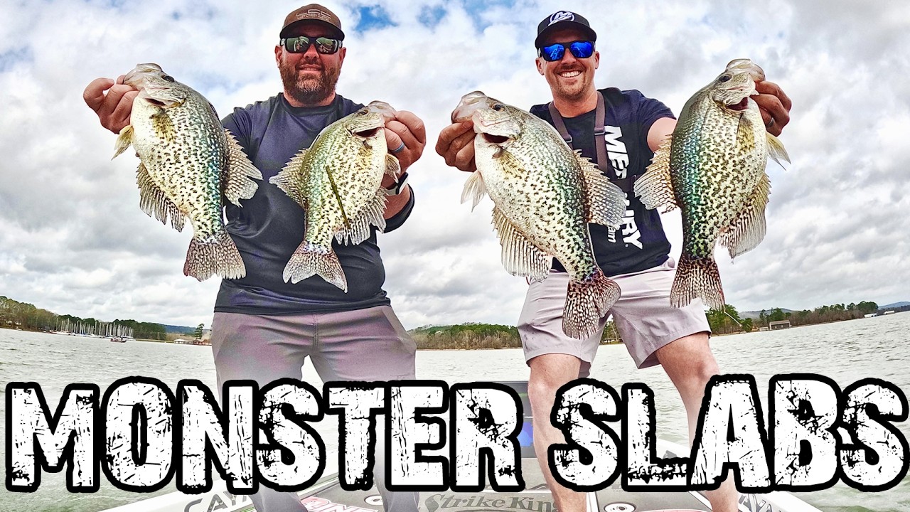 Catching monster spring crappie at Lake Guntersville