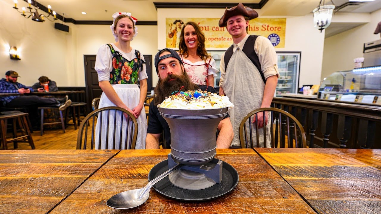 The ice cream challenge so big they called a doctor for the last guy to ...