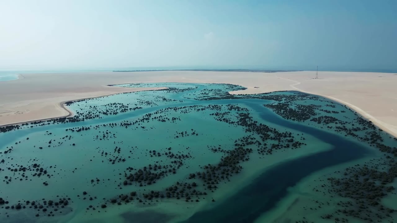 100 kilometers from Abu Dhabi lies a secret military island
