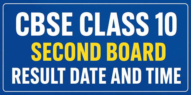 CBSE class 10 second board result date and time: When will the board ...