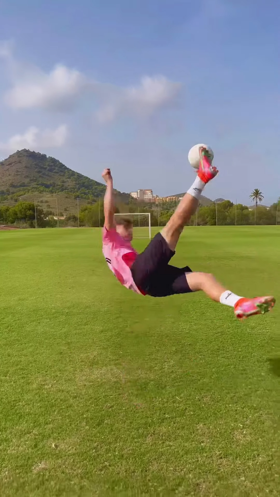 Open net soccer goal shooting accuracy challenge