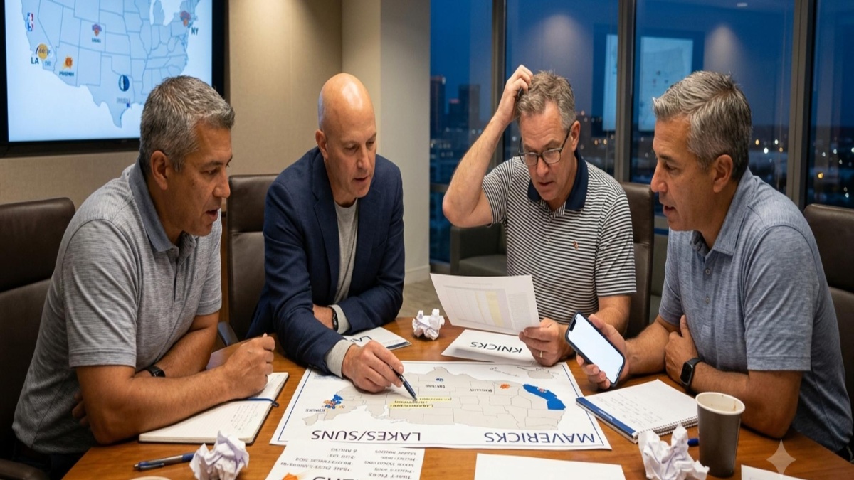 Lakers, Knicks, Mavericks and Suns finalize massive four-team NBA draft ...