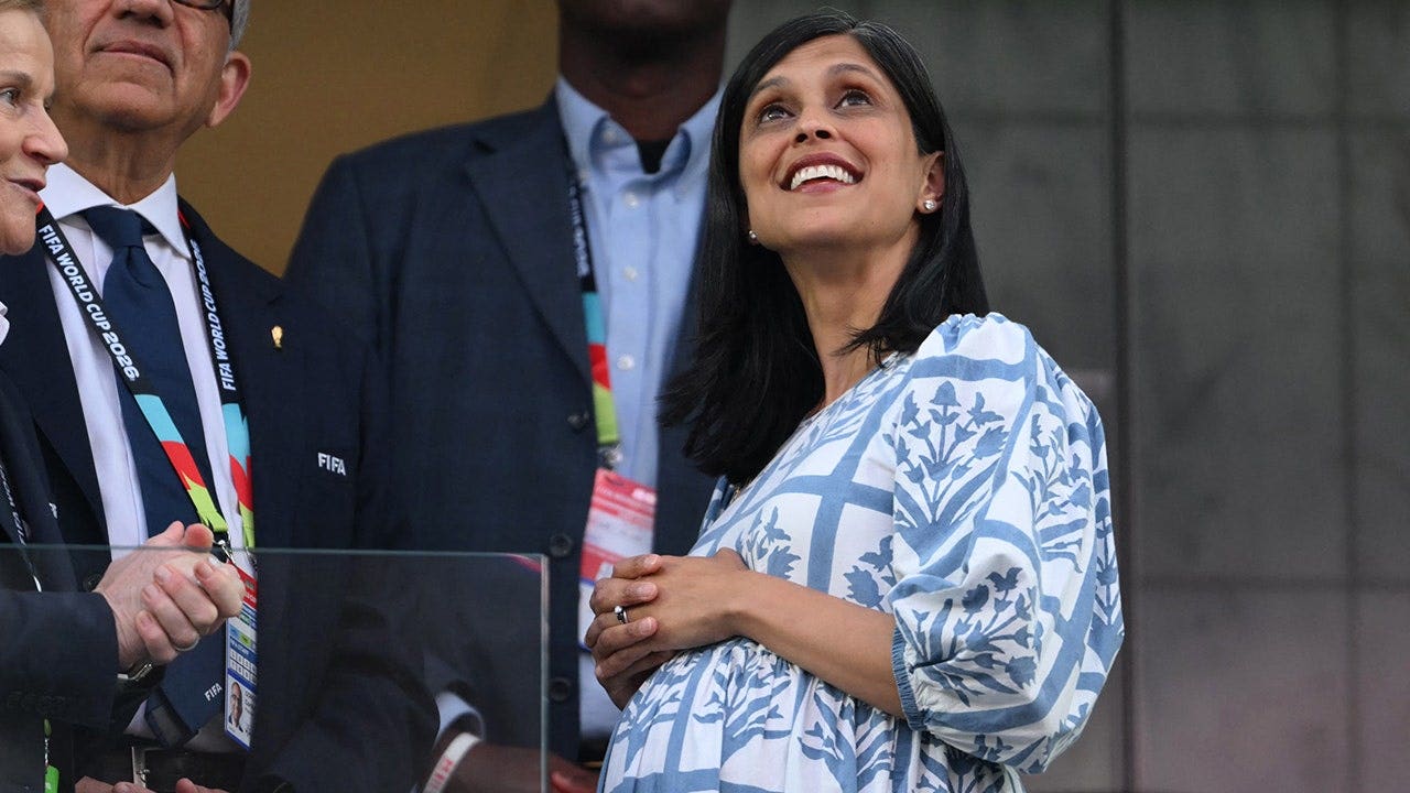 Second Lady Usha Vance joins celebrity-filled crowd for Team USA's ...