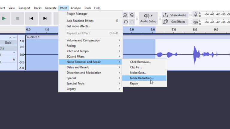 This hidden Audacity trick removes background noise without a single plugin