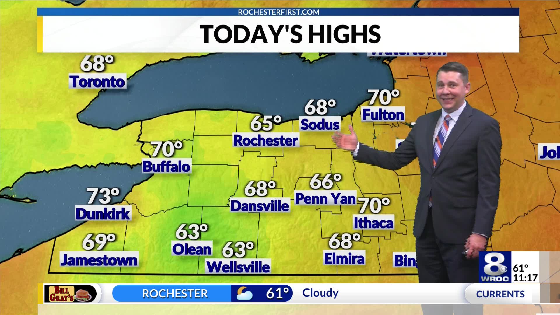 Rochester's Thursday overnight weather forecast