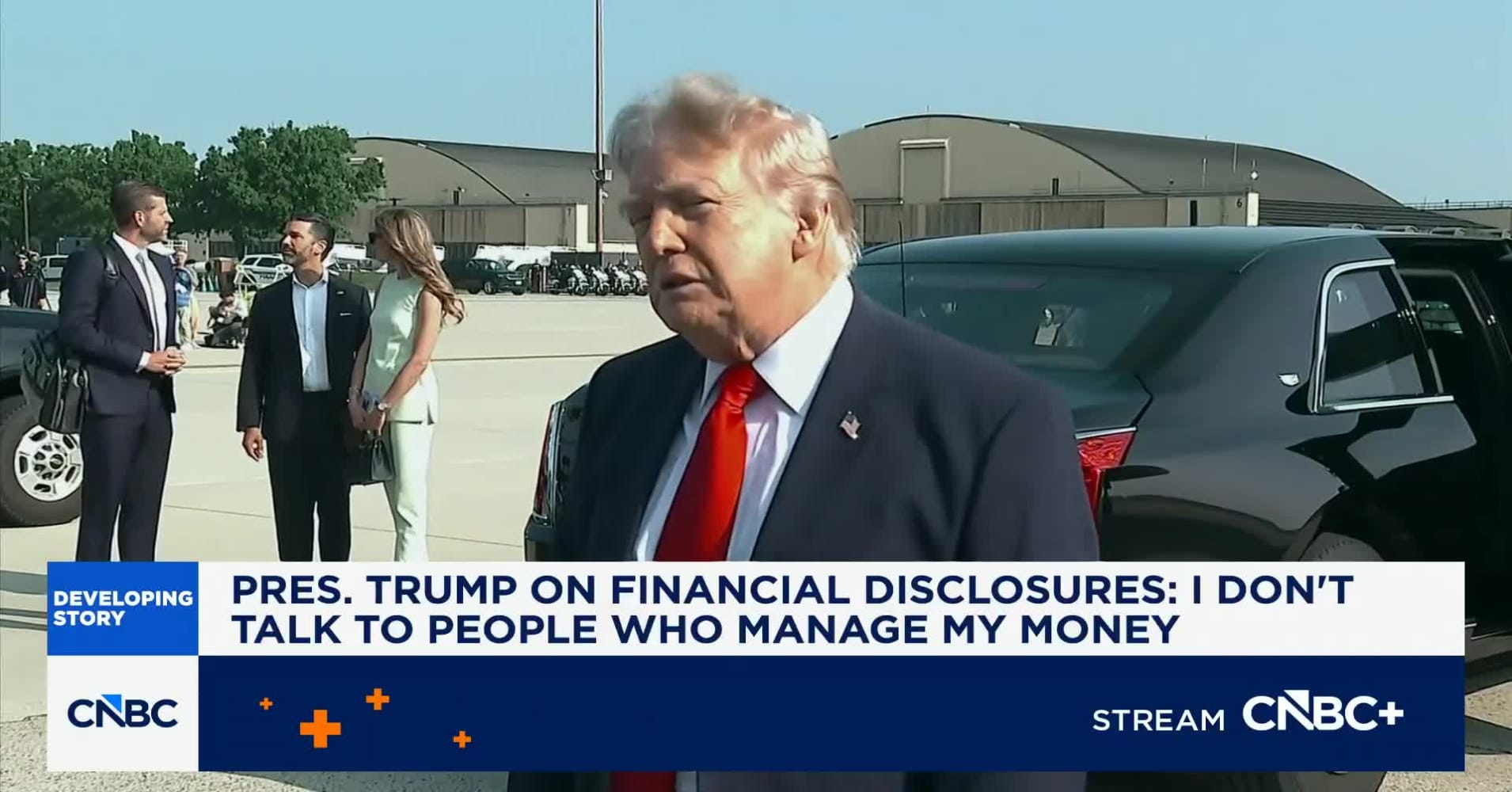 President Trump on financial disclosures: I don't talk to people who ...