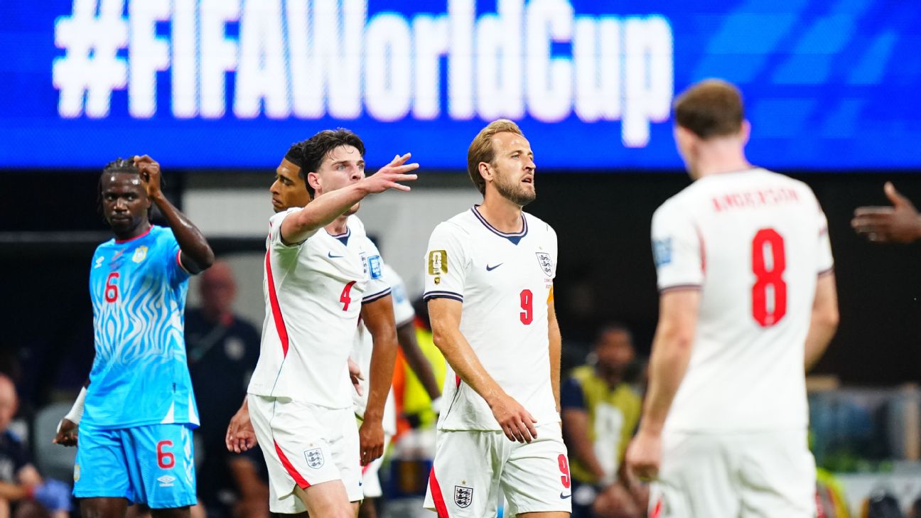 England vs. Congo DR LIVE: Three Lions showing signs of life after ...