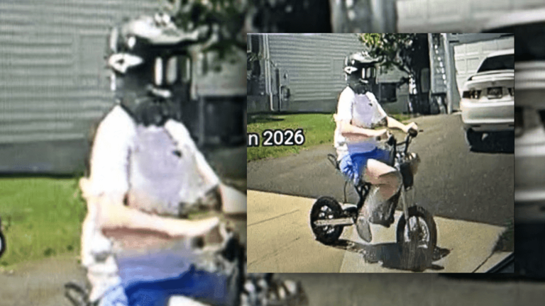E-bike rider accused of driving recklessly through several yards in ...