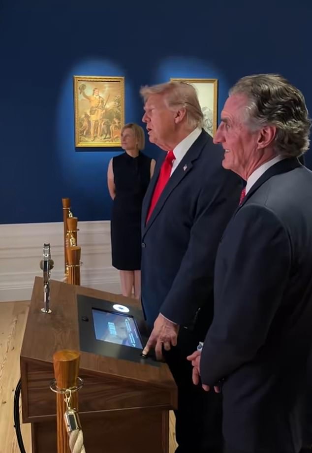 Trump's 'profane' interaction with dead president shocks viewers
