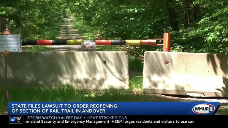 New Hampshire sues to reopen blocked section of Northern Rail Trail