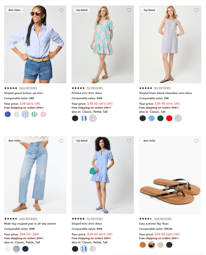 JCrew Factory Fourth of July sale – save 50% off sitewide!