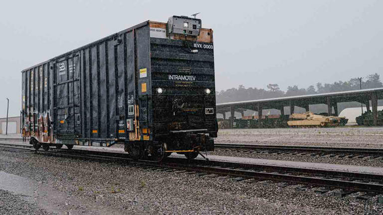 US Army tests autonomous railcar for military cargo transport