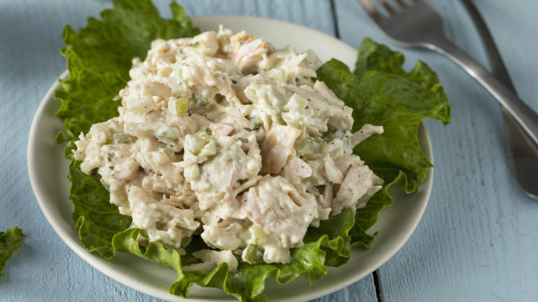 Make plain chicken salad 10x better, add this Italian sauce