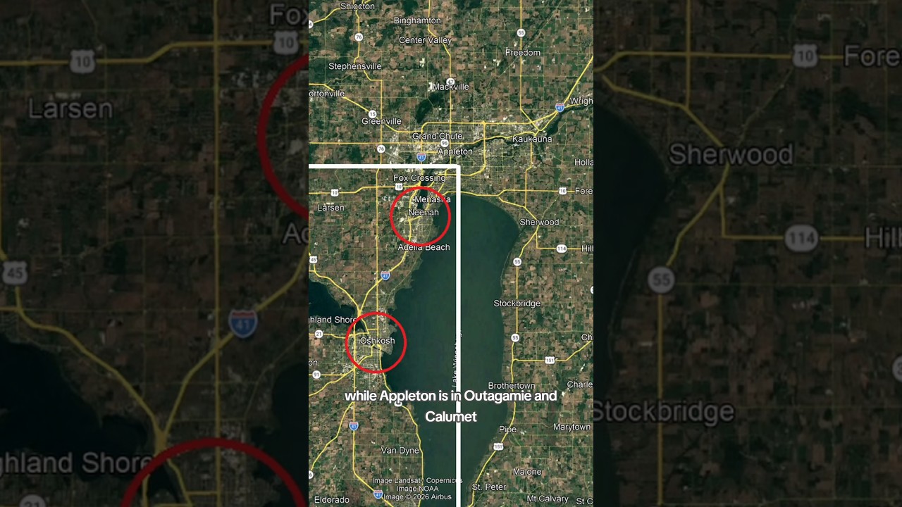 Why this Wisconsin metropolitan area makes no sense! #geography