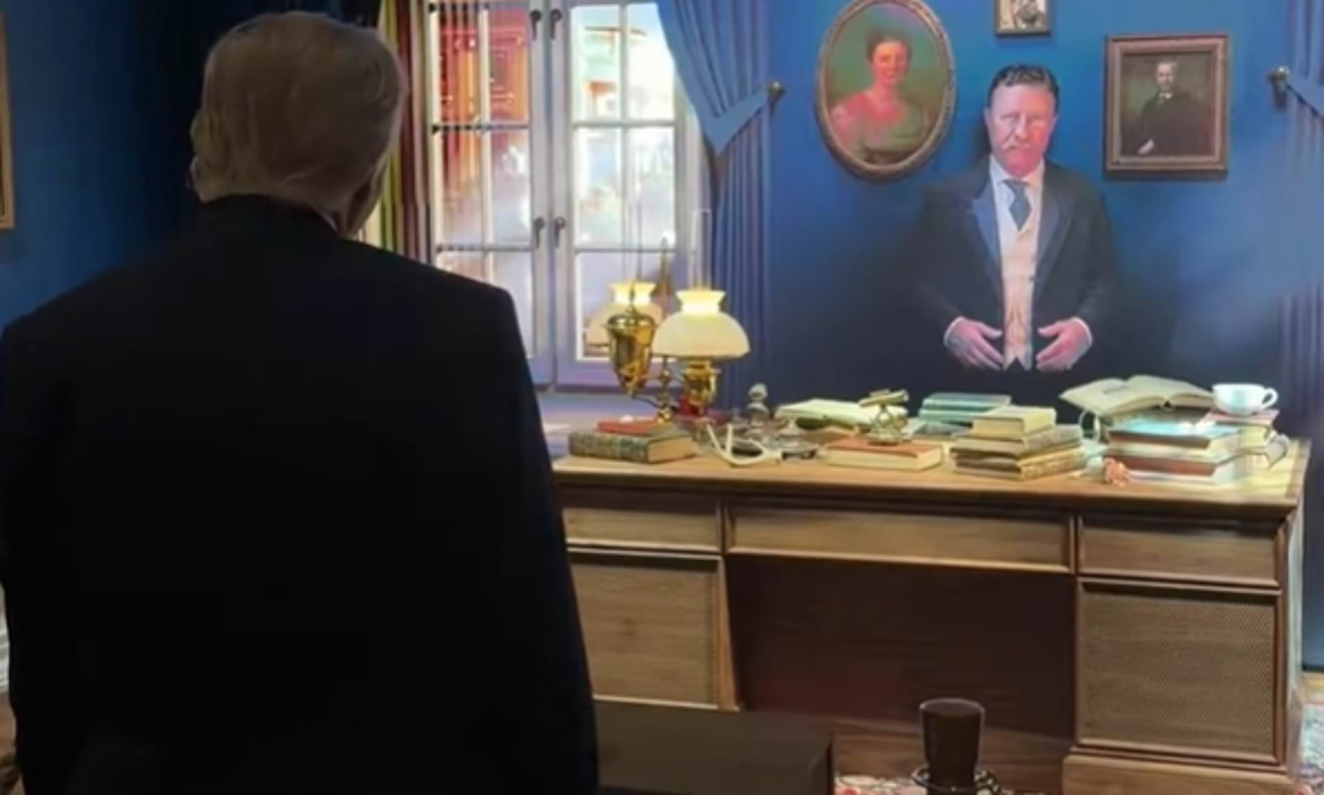 Trump's 'profane' interaction with dead president shocks viewers