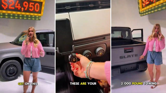 Slate's $25,000 electric truck skips the screen, brings back crank ...