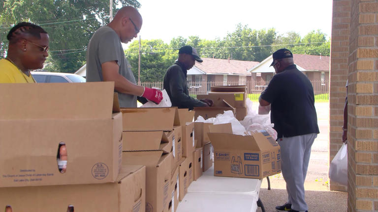 Grill to Glory community event feeds families while celebrating America 250