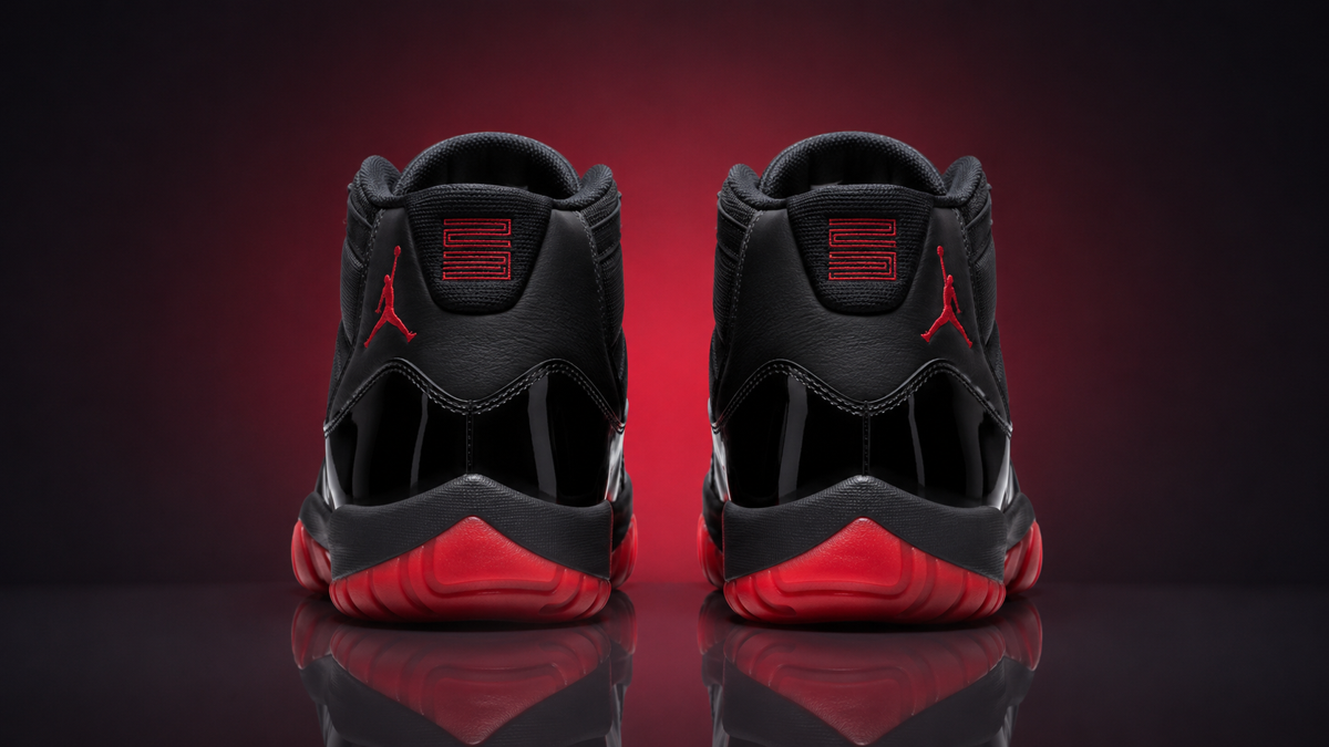 The Air Jordan 11 'Bred Red Bottom' concept that looks official