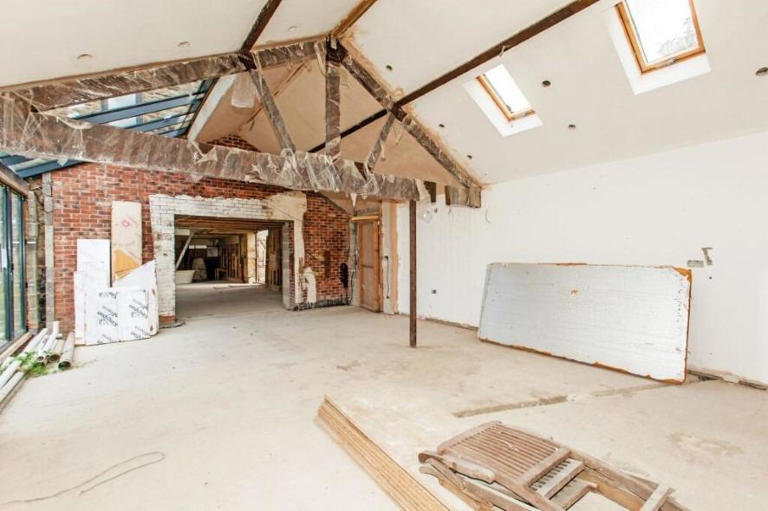 Auction of partially converted barn offers opportunity to create ...