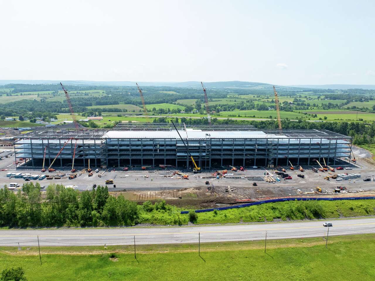 Amazon's latest complex rises outside of Amsterdam