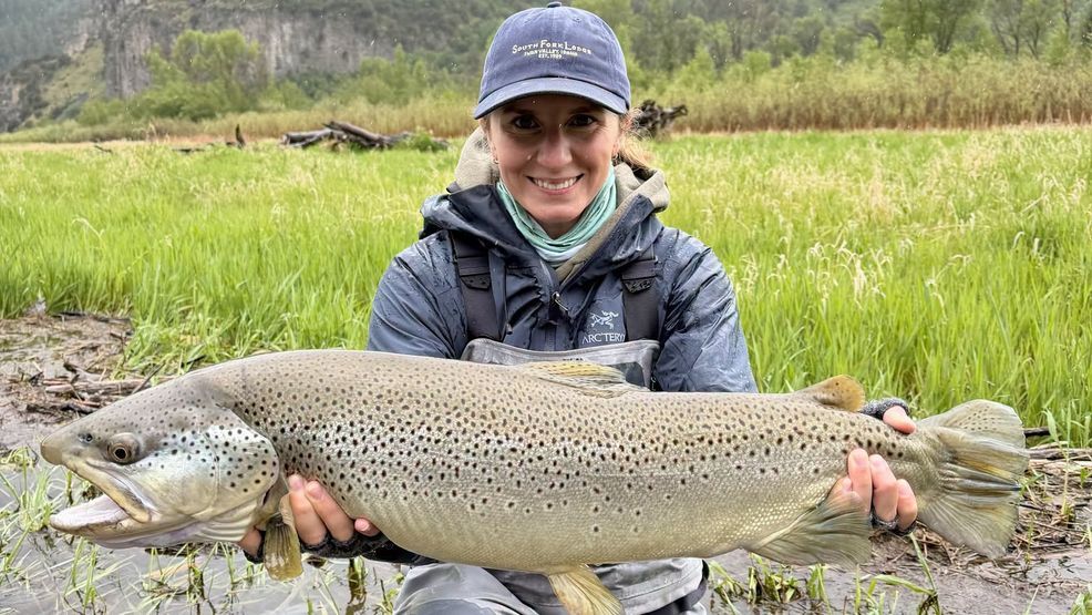 Georgia angler sets Idaho catch-and-release record with 30.5-inch brown ...