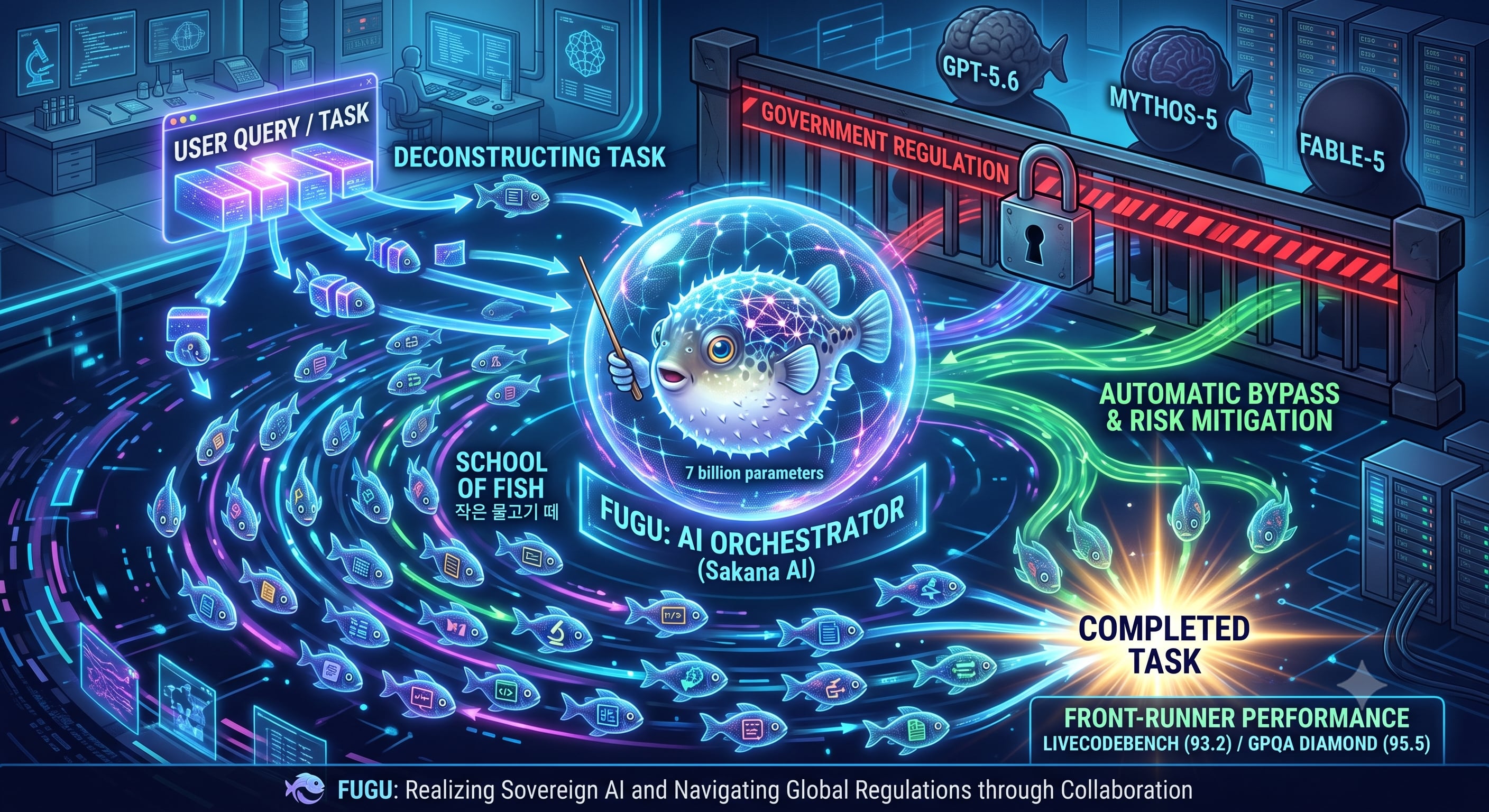 Sakana AI's Fugu orchestrates AI amid regulations