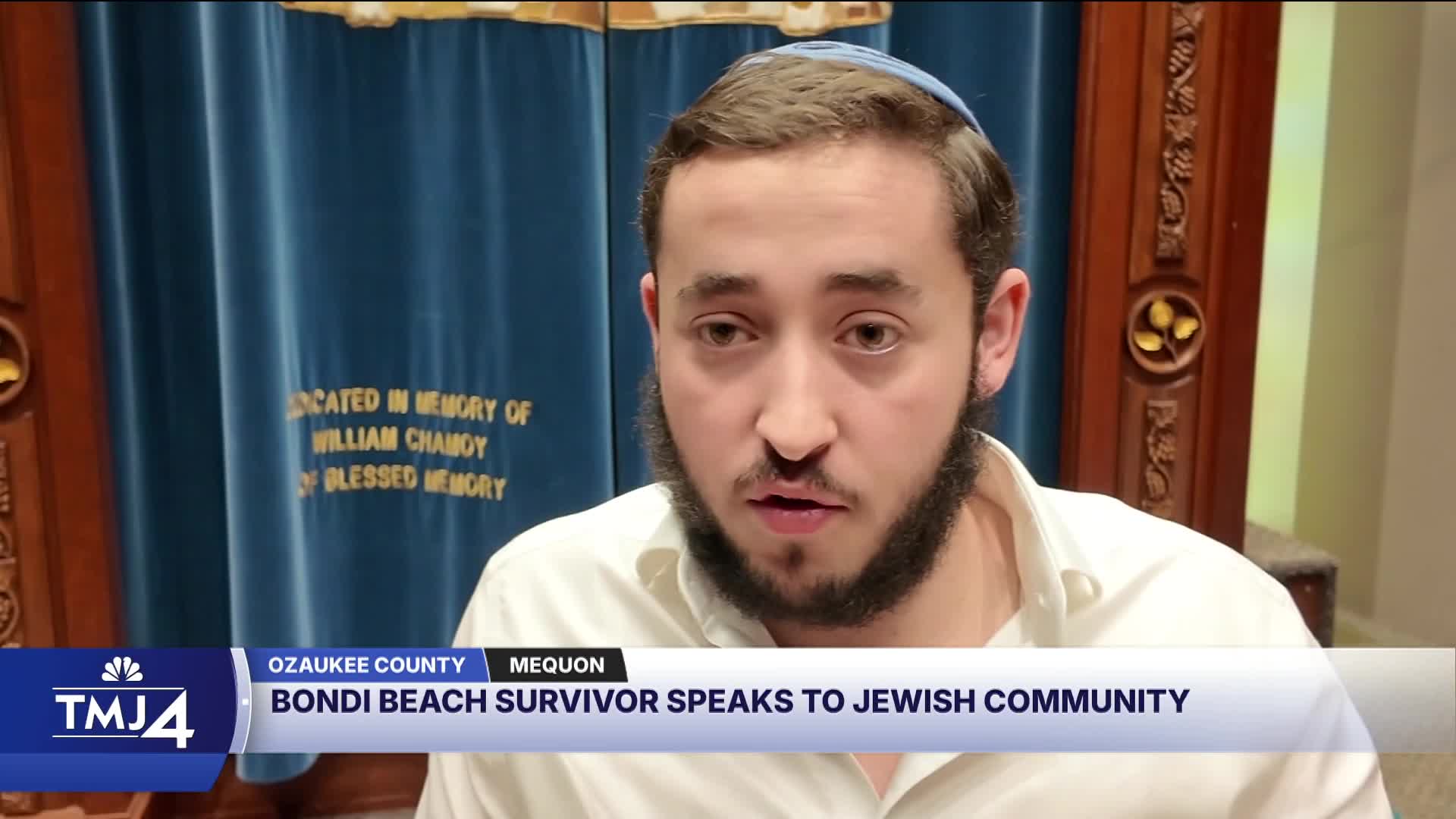 Bondi Beach survivor speaks to Jewish community in Mequon