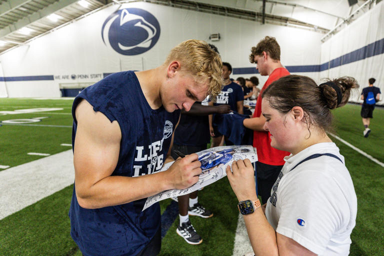 Scenes from a new-look Penn State Lift for Life