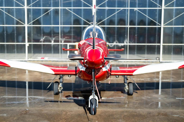 Royal Australian Air Force aerobatic team's 1991 Pilatus PC-9/A listed ...