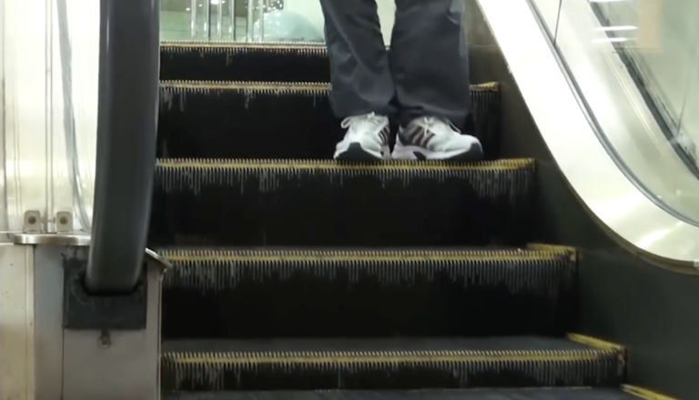 When escalators turn into a death trap