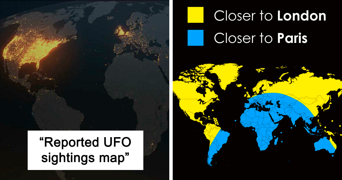 34 bizarre maps offering a whole new look at global geography