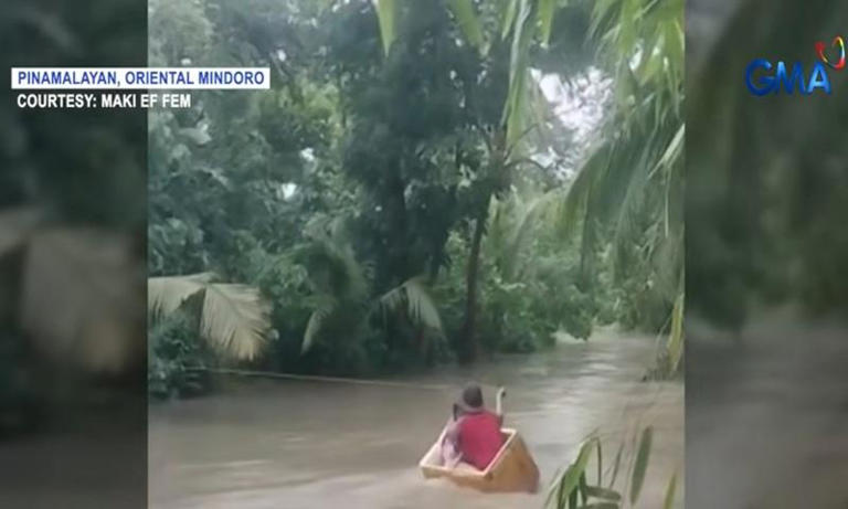 Student, father fall from improvised raft while crossing river in ...