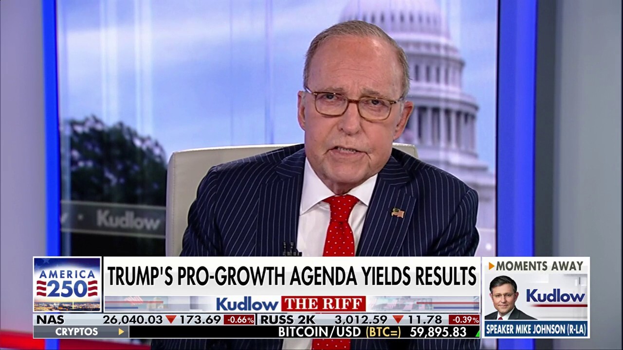 Larry Kudlow: This underscores the greatness of American core values