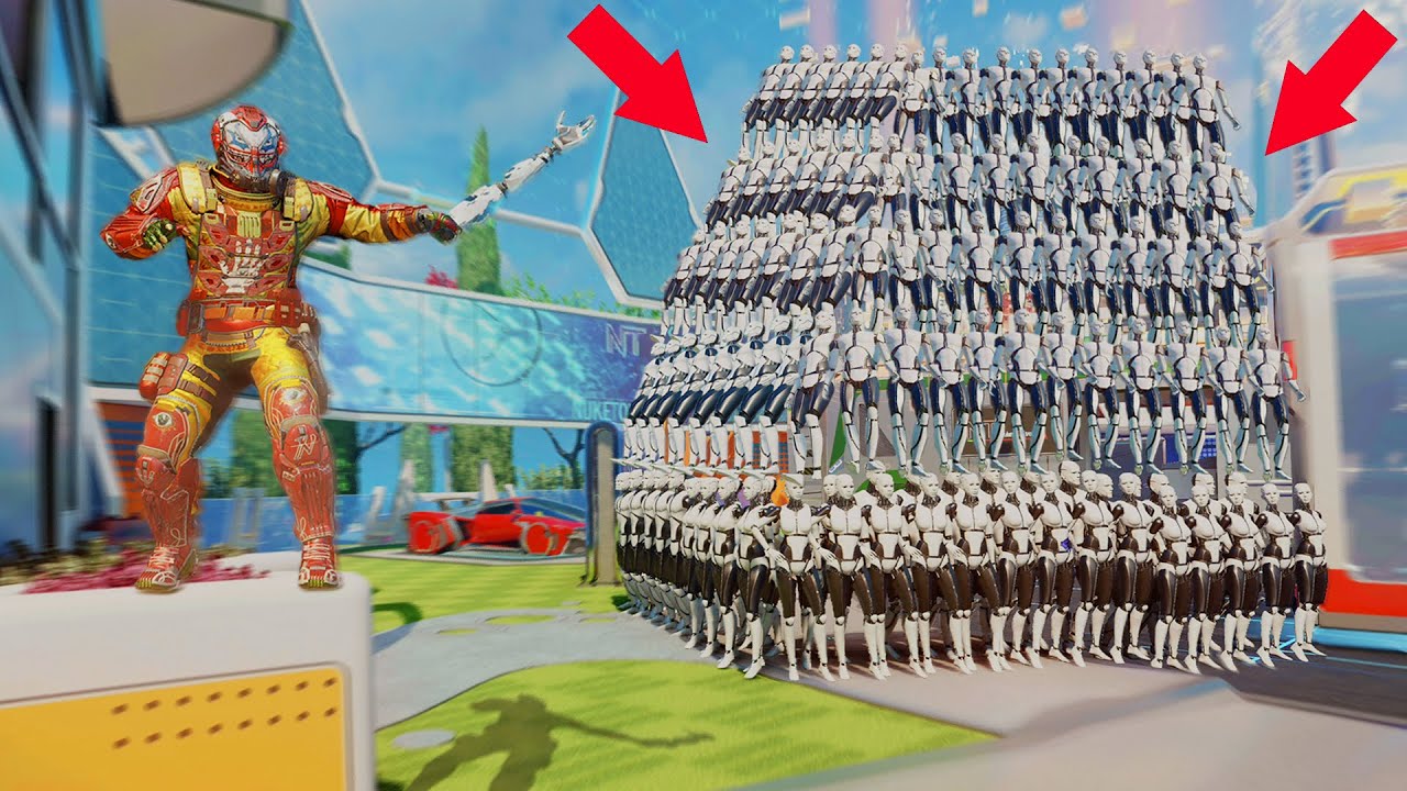 Watch them build a pyramid to trick me in Nuketown prop hunt