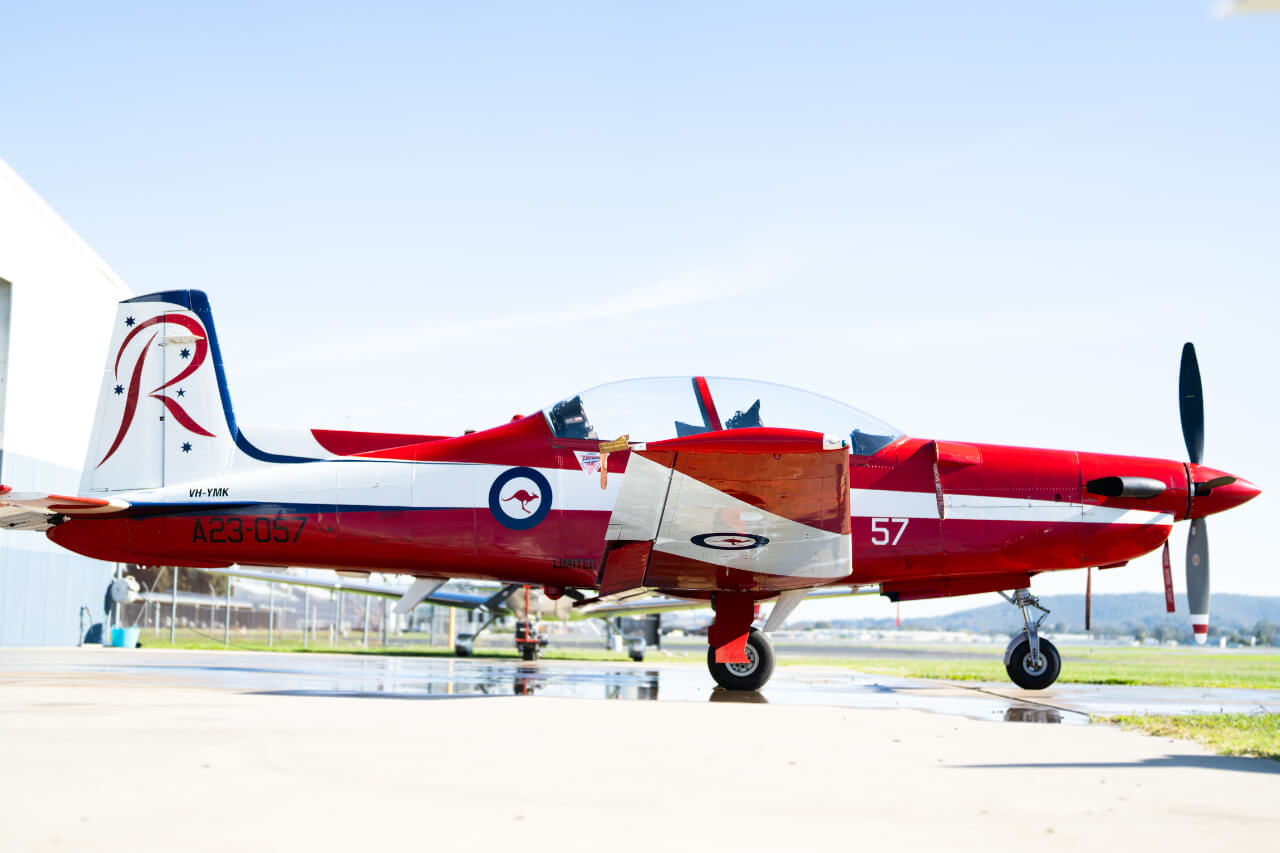 Royal Australian Air Force aerobatic team's 1991 Pilatus PC-9/A listed ...
