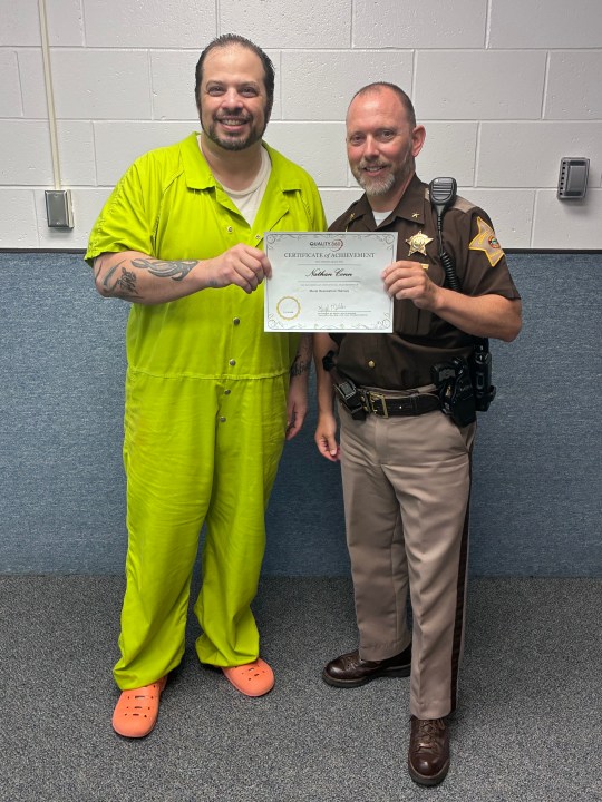 DeKalb County Jail inmates celebrate therapy program graduation