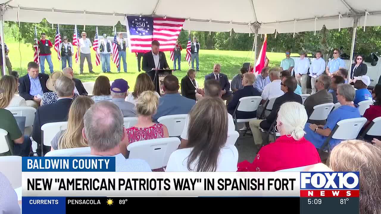 Spanish Fort renames stretch of Highway 225 to 'American Patriots Way'