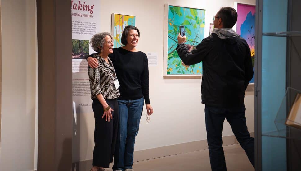 Deirdre Murphy’s art exhibit brings climate data to life at Mill Grove ...
