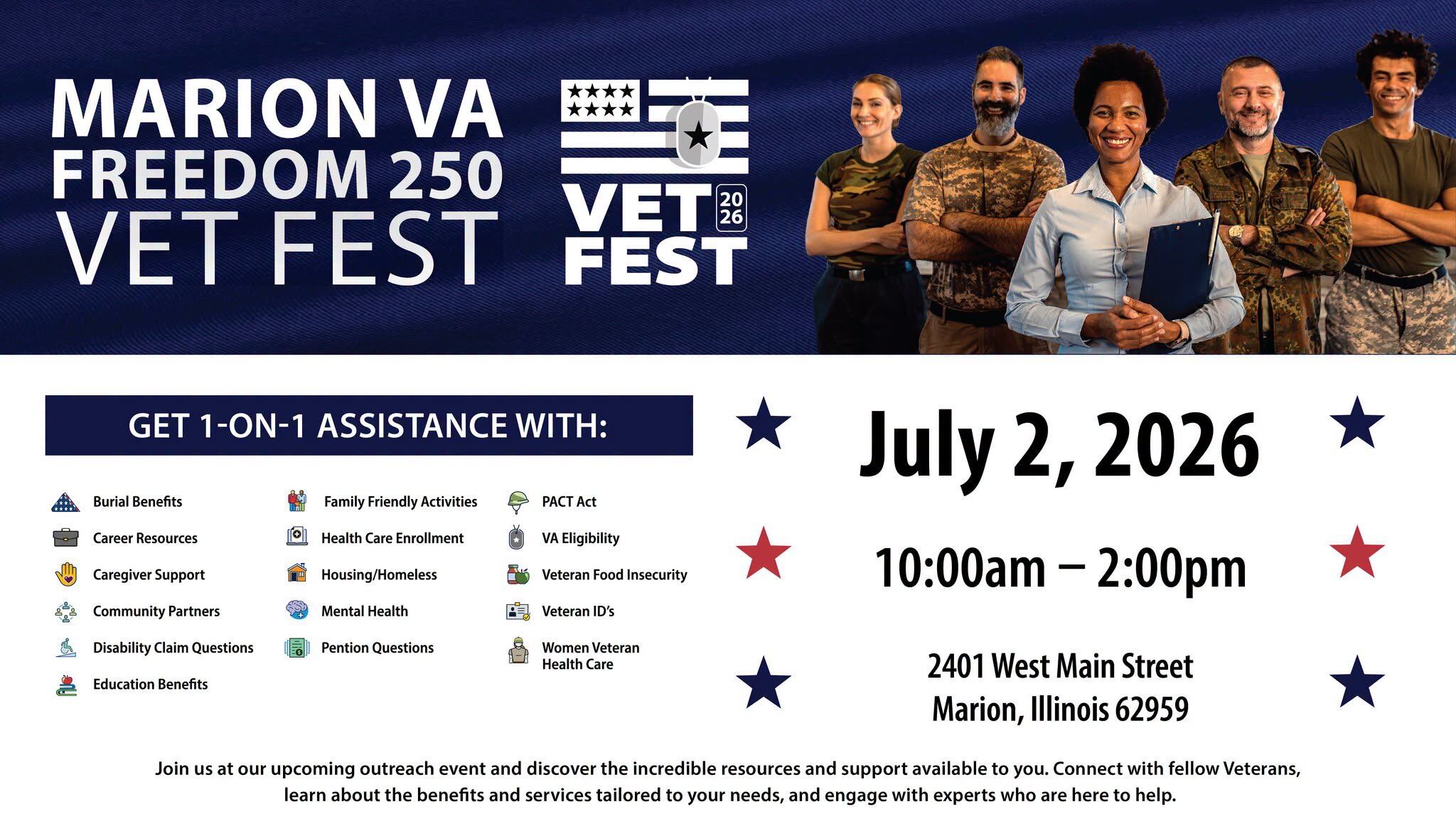 Marion VA hosts Freedom 250 Vet Fest