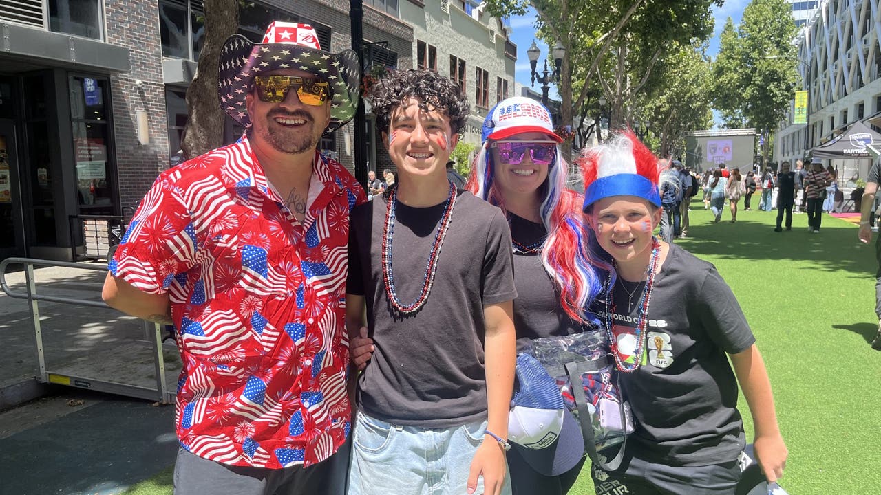 World Cup fans go all out ahead of USMNT match at Levi's Stadium