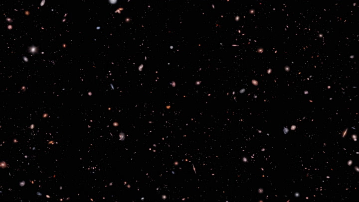 JW Space Telescope's View Of 5000 Galaxies In 4K 3D Visualization
