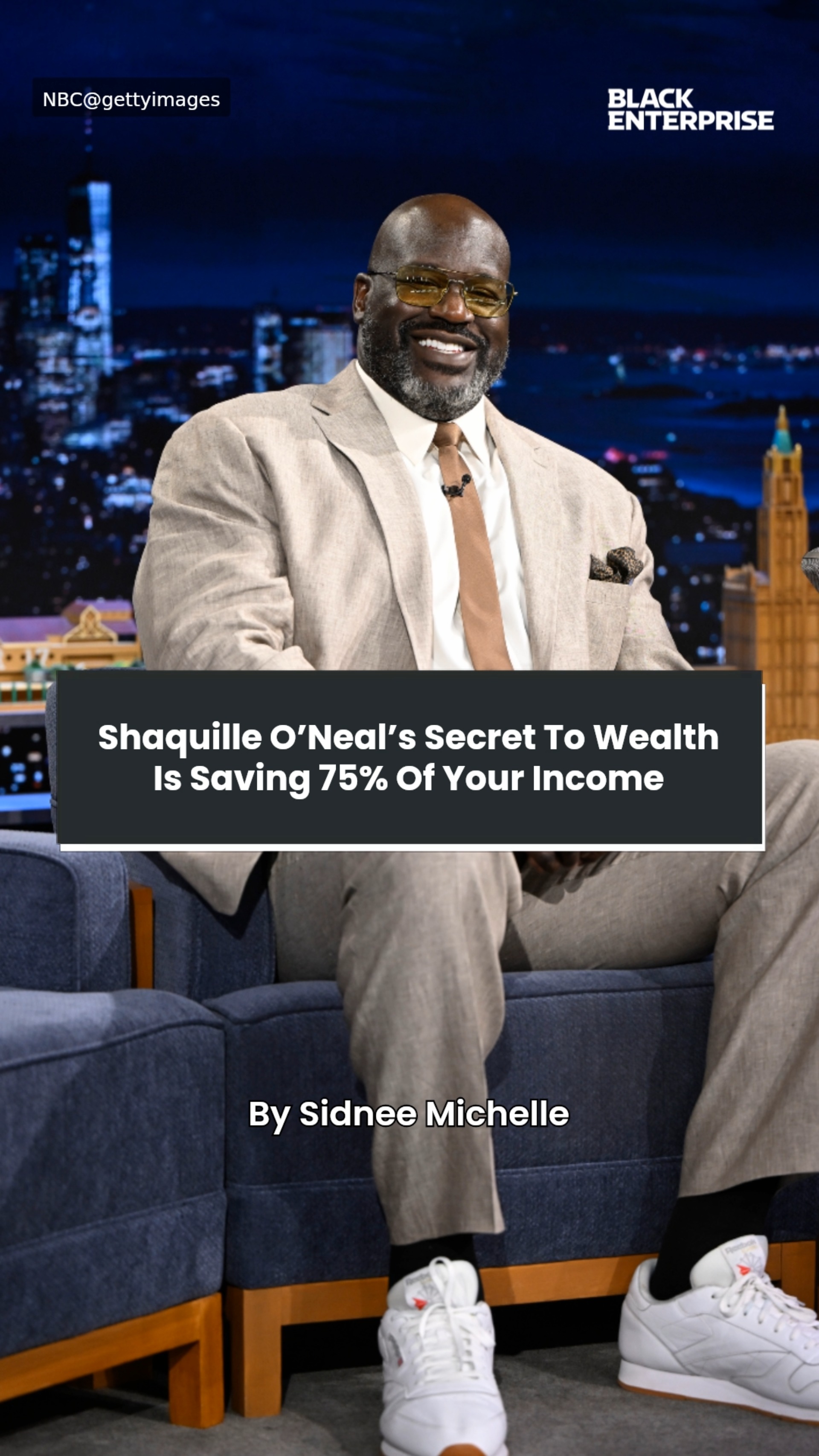 Shaquille O'Neal's secret to wealth is saving 75% of your income