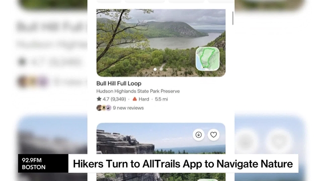 Hikers turn to AllTrails app to navigate nature