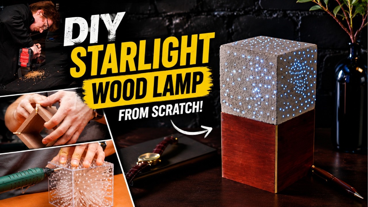 Sci-fi fiber optic desk lamp