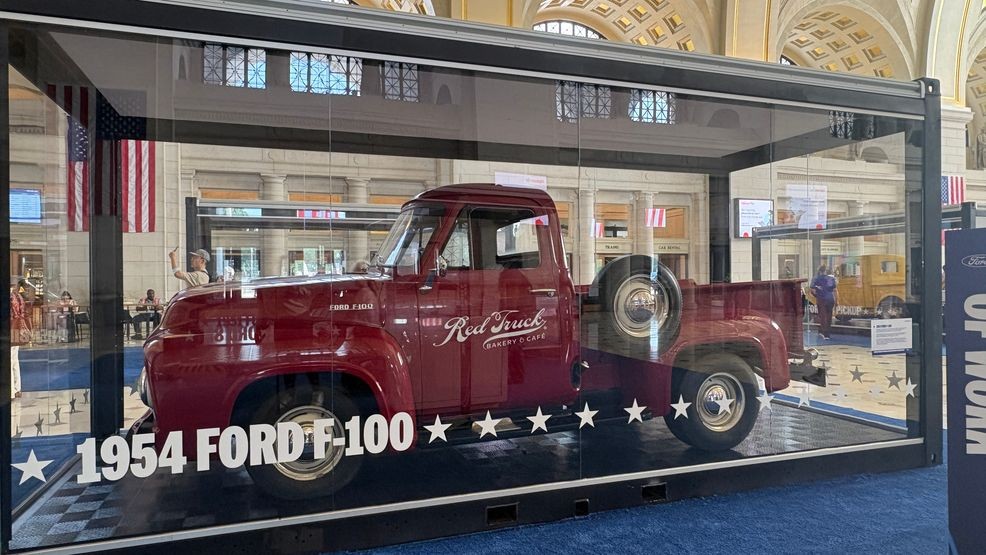 Ford shows off 10 historic cars for America 250 showcase at Union Station