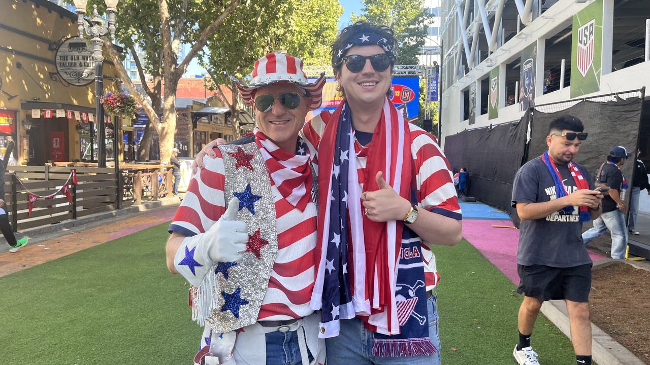 World Cup fans go all out ahead of USMNT match at Levi's Stadium
