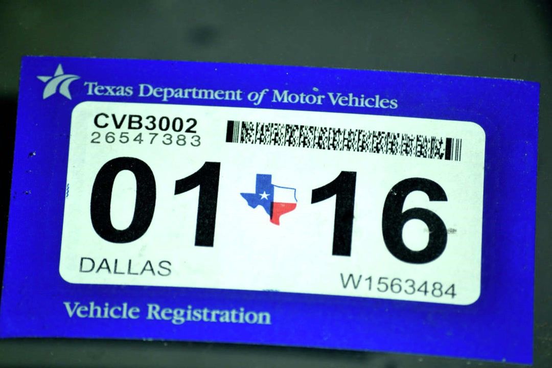 Here's when it's illegal to drive with an expired sticker in Texas