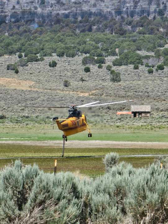 Ranchers brace for potential evacuation as Wild Goose Fire rages on