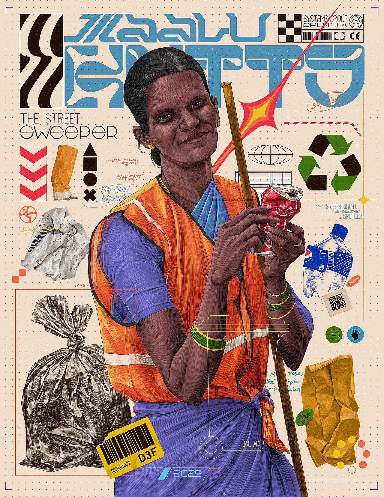 In living colour: B'luru illustrator's vibrant portaits celebrate ...